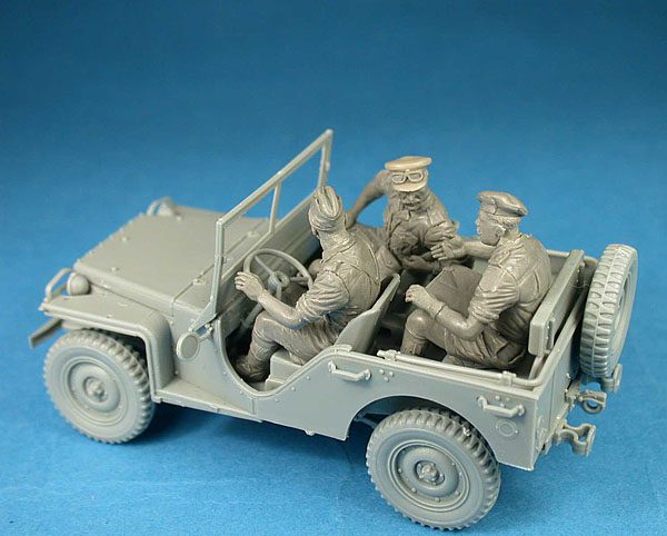 MiniArt 35050 British Staff Car with Crew (Bantam 40 BRC) – HVG Hobbies