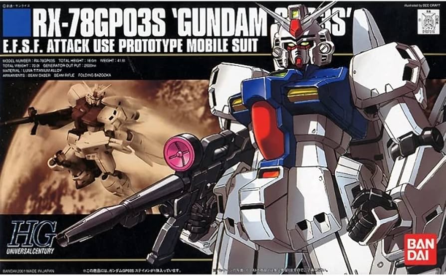 RX-78GP03S Gundam GP03 (Stamen)»Gundam 0083″, Bandai Hobby HGUC – HVG ...